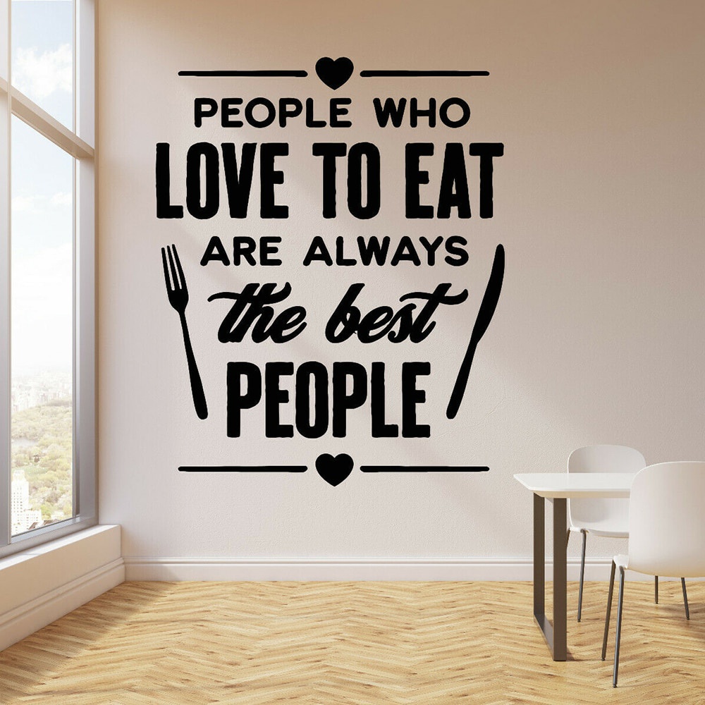 Restaurant logo Vinyl Wall Decal Kitchen Cafe Shop Sign Window Sticker ...