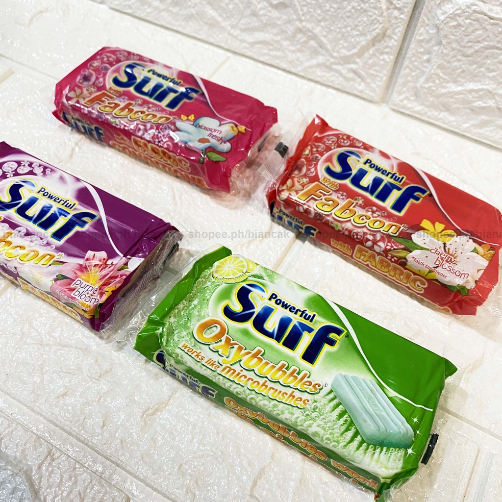 SURF BAR DETERGENT 120G JUMBO RED CHERRY BLOSSOM PURPLE BLOOM ...