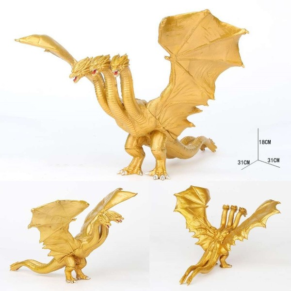 Godzilla King of the Monsters Ghidora Ghidorah Gidora Kaiju Kong Gojira ...