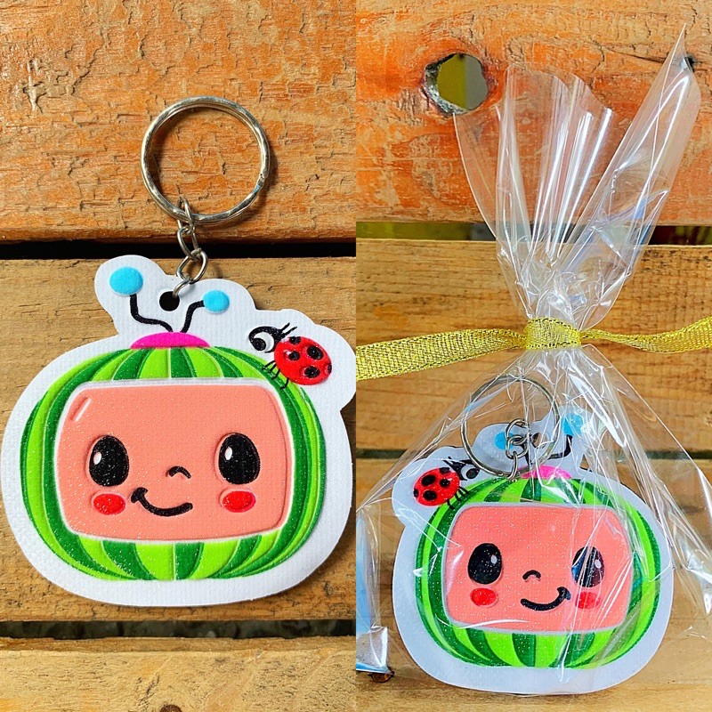 DIY CocoMelon Keychain Giveaway Souvenir For Birthday Christening ...