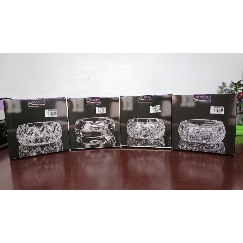 Delisoga Glass Splendid Ashtray High Quality Round Transparent Ashtray ... Delisoga Glass Splendid Ashtray High Quality Round Transparent Ashtray ...