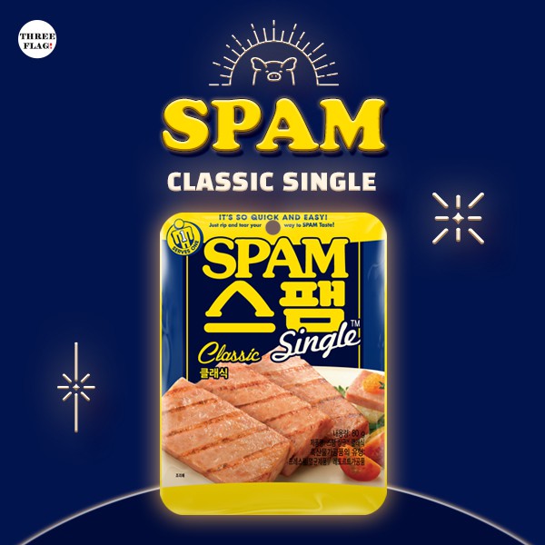 CJ Pork Spam Single Classic Ham 80g | Shopee Philippines
