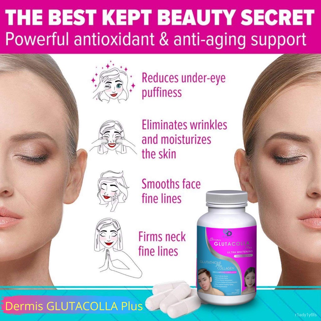 Bundle Glutathione Skin Whitening with Collagen and Anti Aging Capsule ...