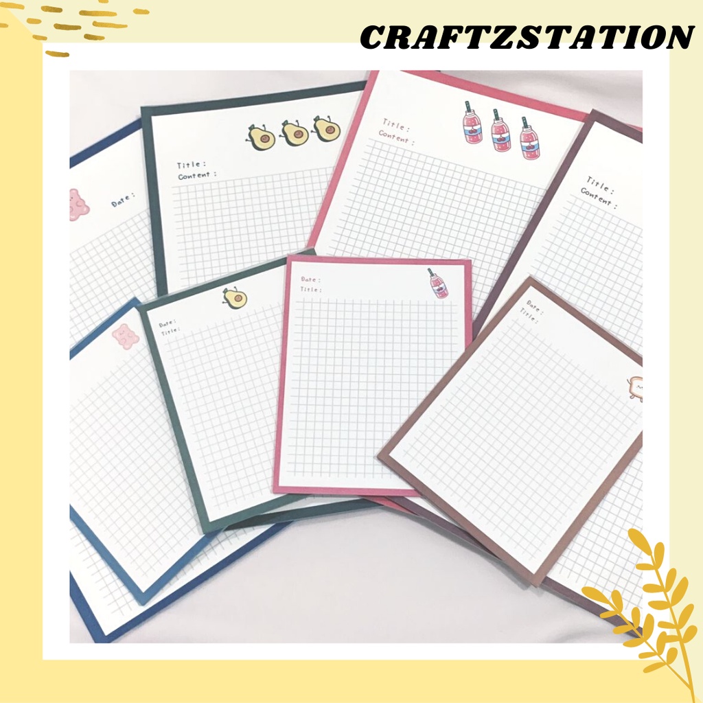 B5 Notepad Cute Memo Note 30pages Ins Korean Cartoon Notepad Korean Ins ...