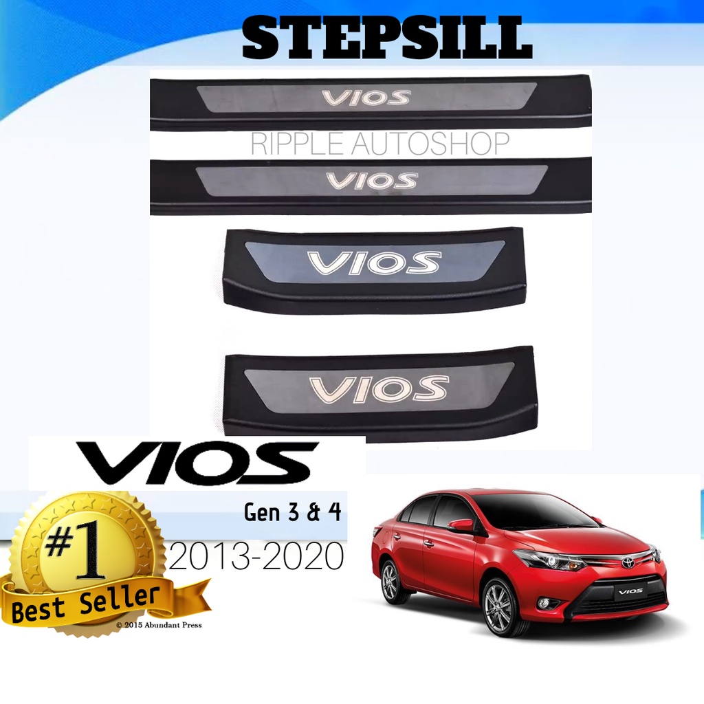 Toyota Vios Side Stepsill Door Guard 2013-2022 Gen 3 & Gen 4 | Shopee ...