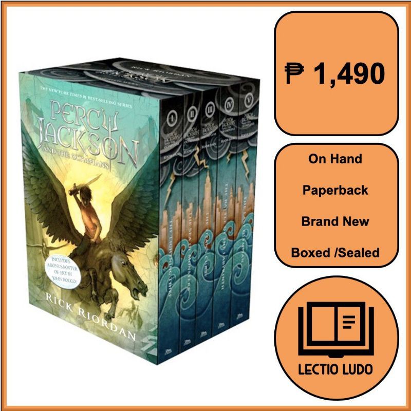 Percy Jackson Boxed Set (Rick Riordan) | Shopee Philippines