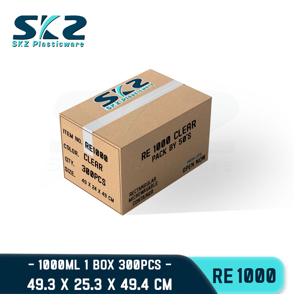 SKZ BLACK CONTAINER RECTANGULAR SERIES RE1000 1BOX ENVIRONMENTAL ...
