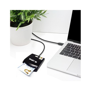 Scr-n99 Smart Card Reader Model EZ100PU (Black) Card Reader Used for ...