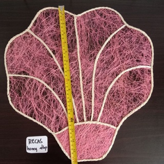 Abaca Fan , Abaca Shell Fan , Kraft Fan , 16 by 16 inches pamaypay na ...