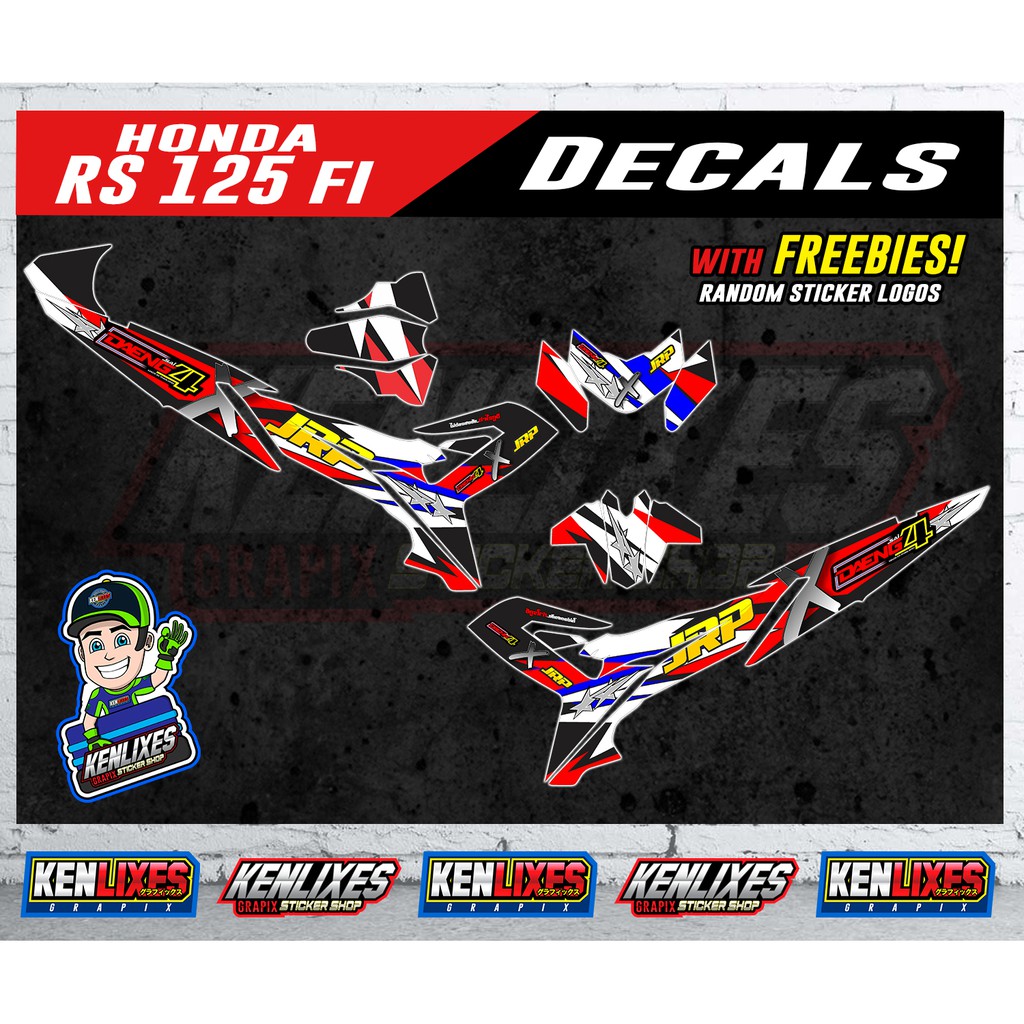 JRP HONDA RS Fi 125 Sticker FULL BODY DECALS (Batch 1) | Shopee Philippines