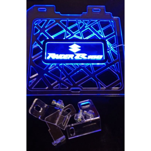 Suzuki Raider 150 Fi Radiator cover w/ lights | Shopee Philippines