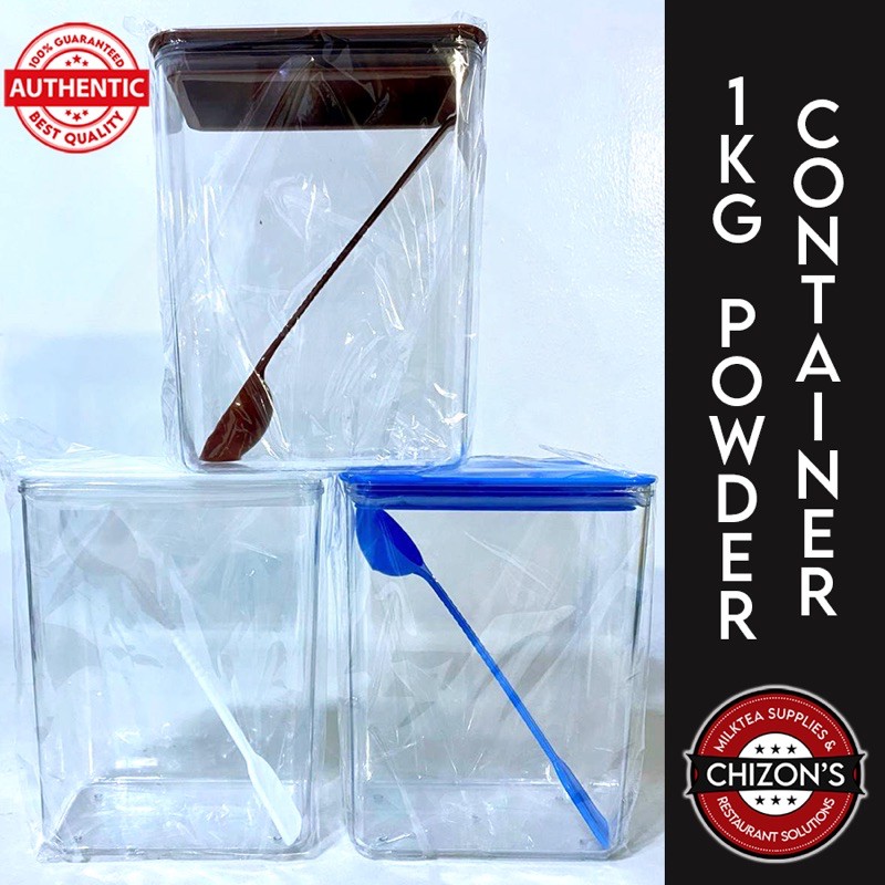 Milktea Coffee Condiments Powder Container 500g 1kg | Shopee Philippines