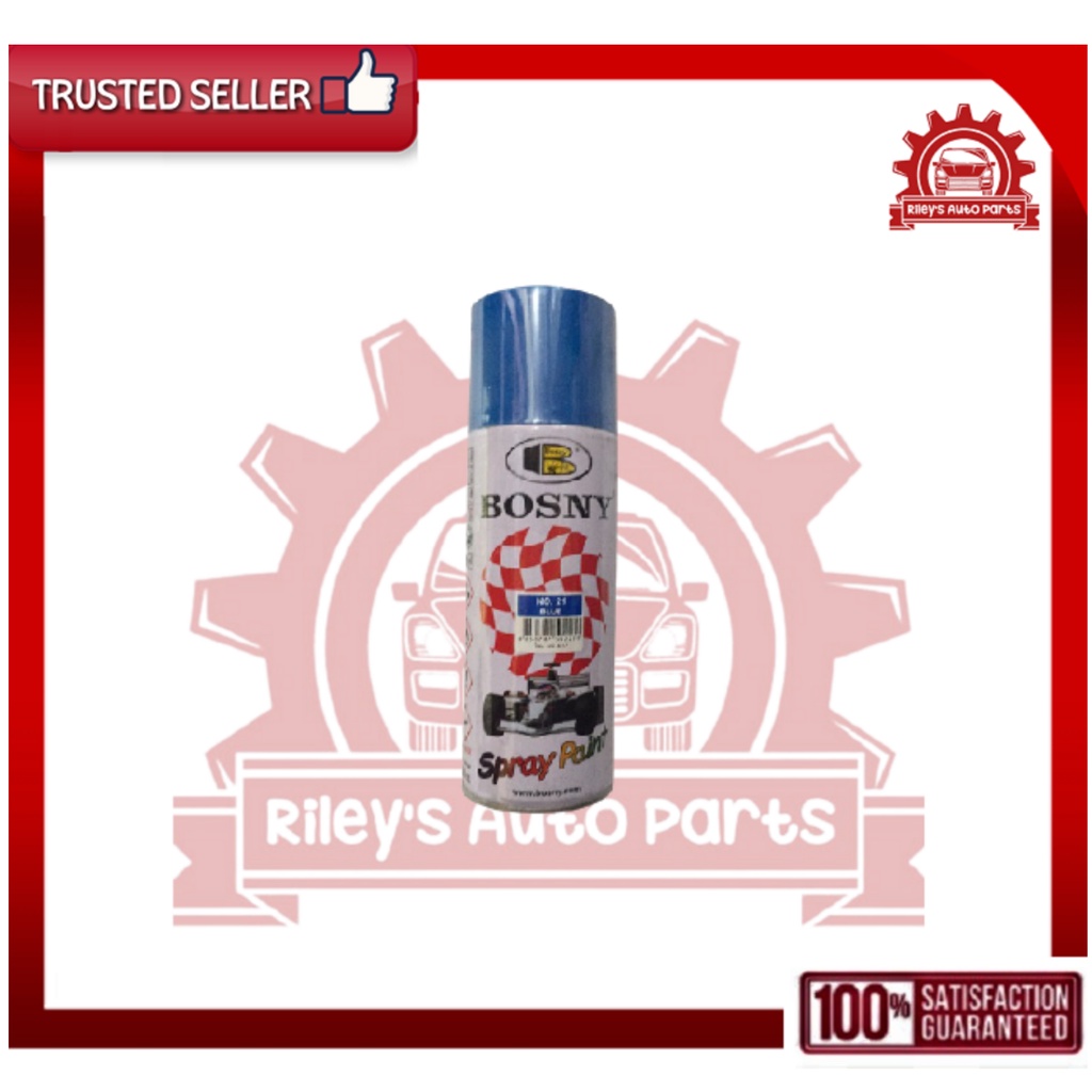 Original Bosny spray paint 100% acrylic blue | Shopee Philippines