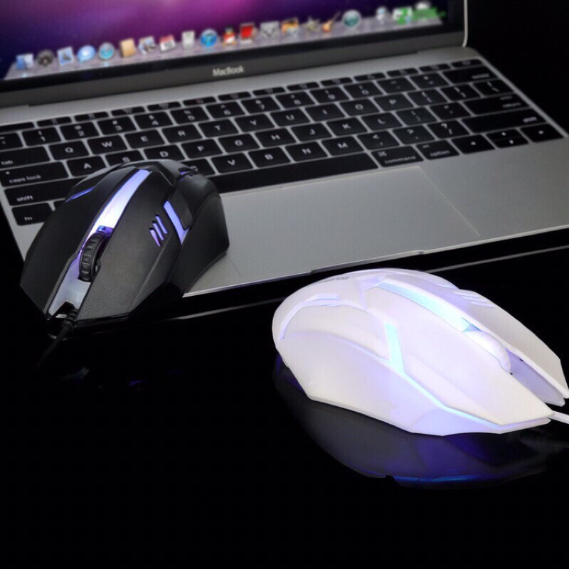 Universal Gaming Mouse With LED Flashing Light | Shopee Philippines