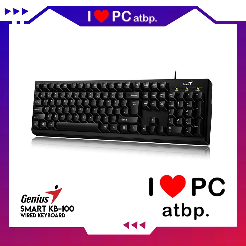 Genius Smart Wired Keyboard (Smart-KB 100, 104 Keys) | Shopee Philippines