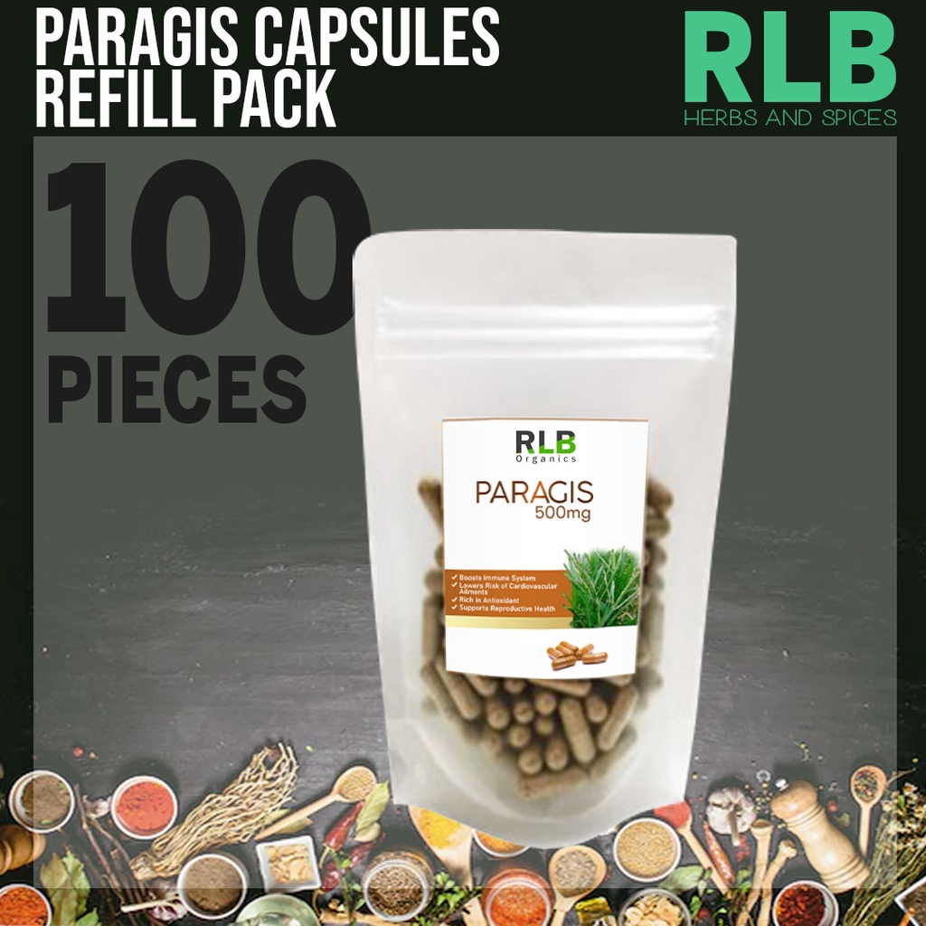 Organic Pure Natural Paragis Capsules Refill Packs (100 Capsules ...