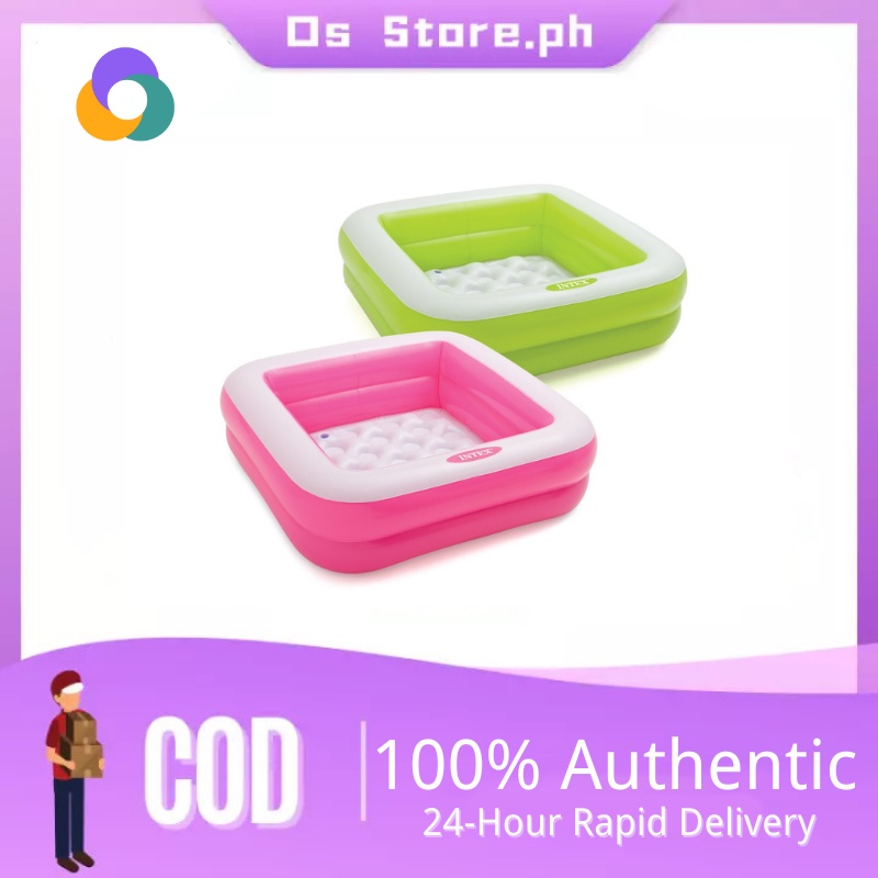 INTEX 57100 Double Side Ball Pool Children Inflatable Swimming Pool ...