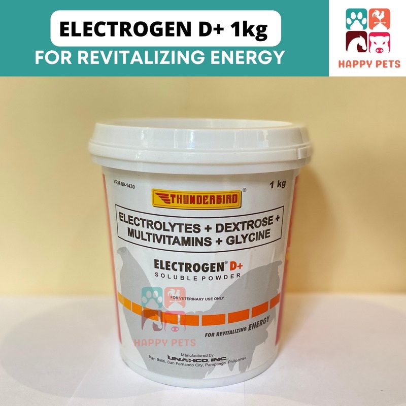 Electrogen D+ 1kg Soluble Powder THUNDERBIRD(ACTUAL PIC) | Shopee ...