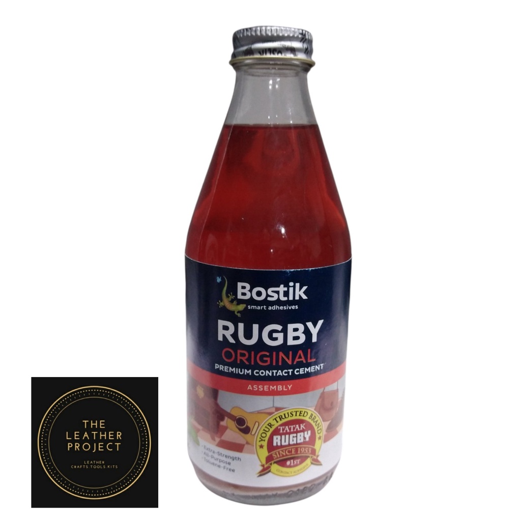 RUGBY BOSTIK ORIGINAL PREMIUM CONTACT CEMENT BOTTLE THE LEATHER PROJECT ...