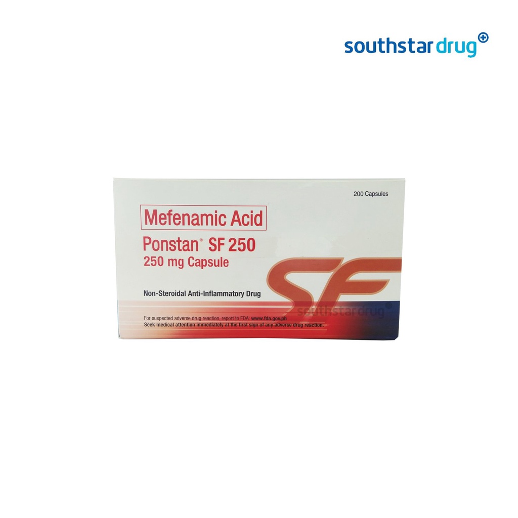 Ponstan SF 250 mg Capsule - 20s | Shopee Philippines