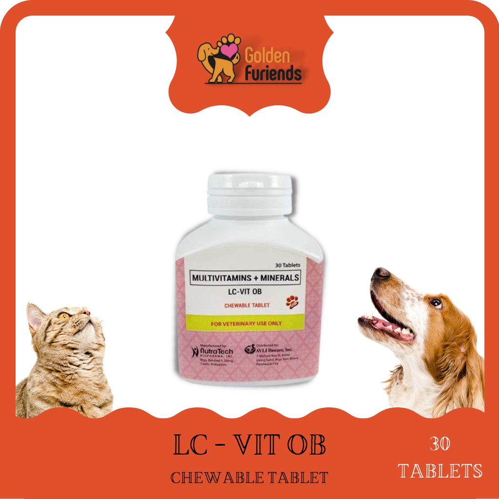 LC-VIT OB Multivitamins + Minerals 1 BOTTLE (30 CHEWABLE TABLETS ...