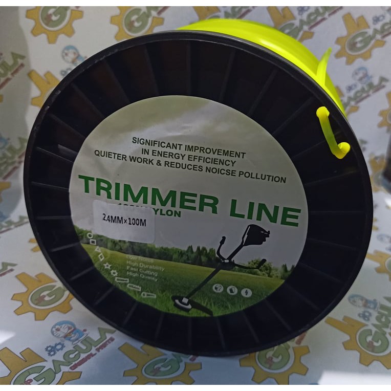 TANSI NYLON TRIMMER LINES 100M FOR GRASS CUTTER TRIMMER HEAD | Shopee ...