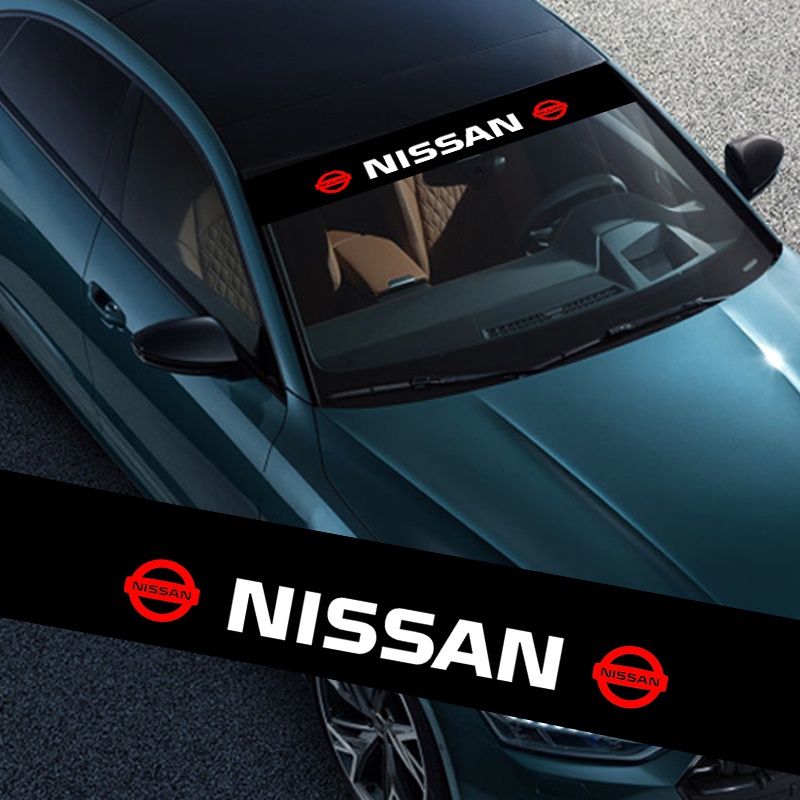 Nissan Car front and rear window windshield PVC sticker waterproof ...
