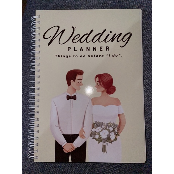 WEDDING PLANNER NOTEBOOK, PLAN YOUR WEDDING, ORGANIZER, BRIDAL PLANNER ...
