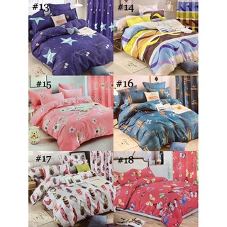 4in1 Canadian Cotton Bedsheet Queen Size Beddings 2PC Pillowcase 1PC ...