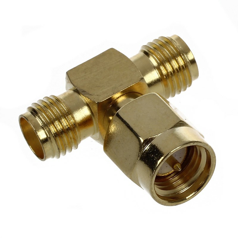 SMA Splitter | RF Coax Adapter SMA Male to Dual SMA Female Connector ...