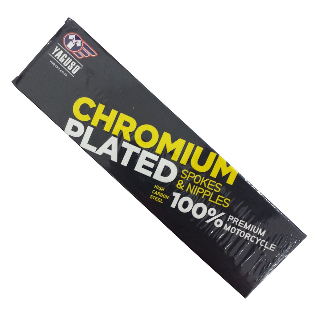 Yaguso Premium Motorcycle Spokes Chromium Plated | Shopee Philippines