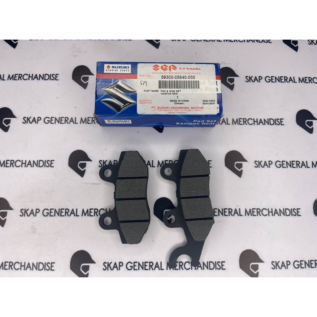 SGP - FRONT, BRAKE PAD - THUNDER 125 ( 59300-05840-000 ) | Shopee ...