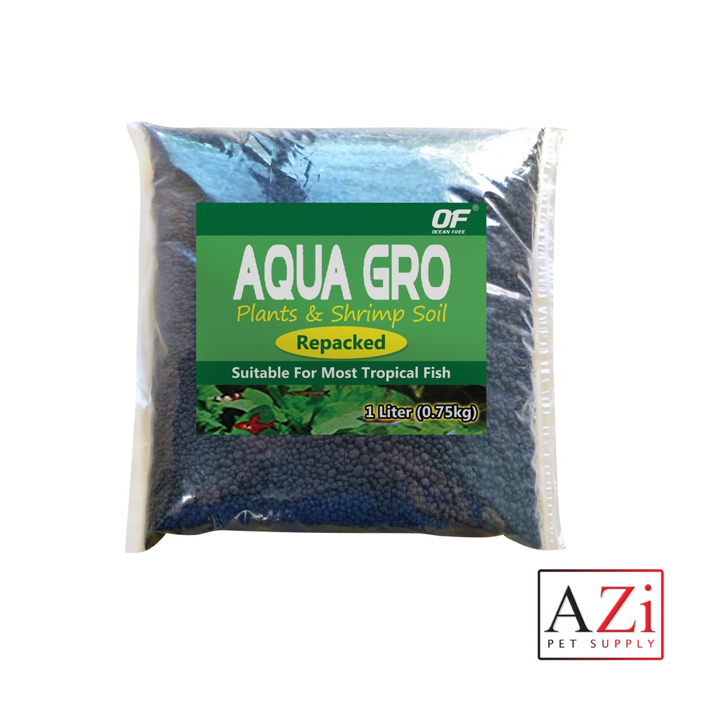 Ocean Free Aqua Gro Plants and Shrimp Soil (REPACK) 1 liter/0.75kgs ...