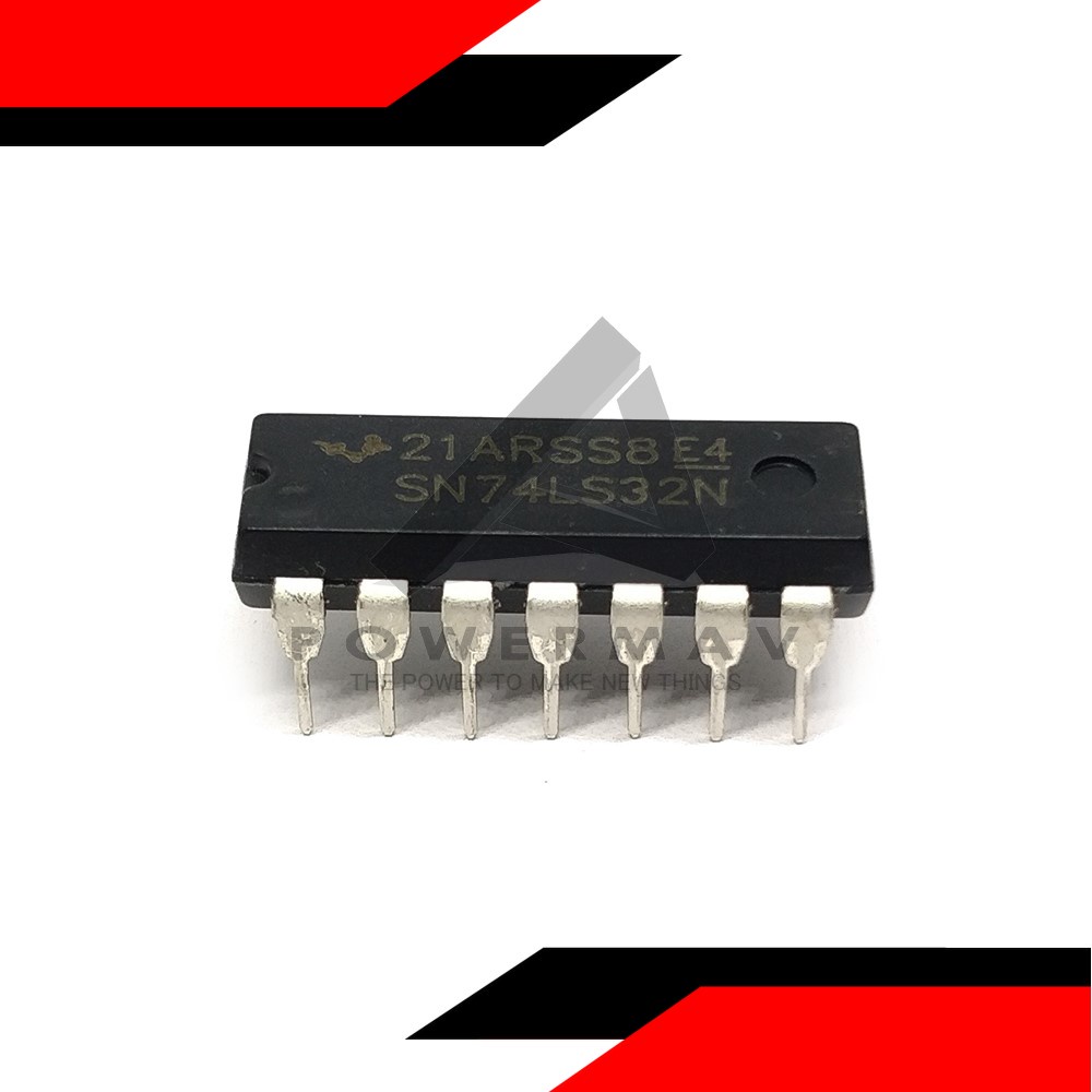 original 74ls32 OR gate dip ic 7432 sn74ls32n sn74ls32 Dual Input OR Gate Quad Package 5 to 7V ...
