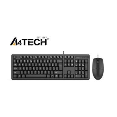 A4tech KK-3330 Multimedia FN Desktop Wired Keyboard Mouse USB | Shopee Philippines