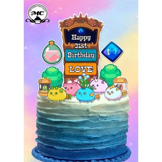 Axie Infinity Cake and Cupcake Topper | Shopee Philippines