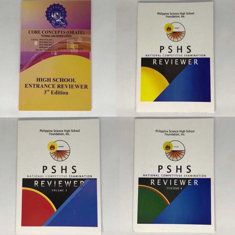 Philippine Science High School National Competitive Exam PSHS NCE Pisay ...