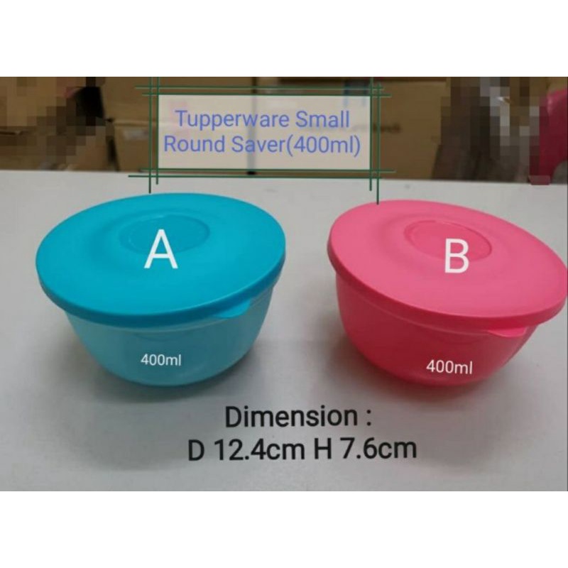 Tupperware Small Round Saver (400ml) | Shopee Philippines