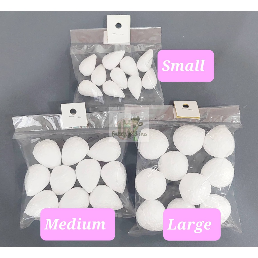 Styro Buds Small Medium Large 10pcs | Shopee Philippines