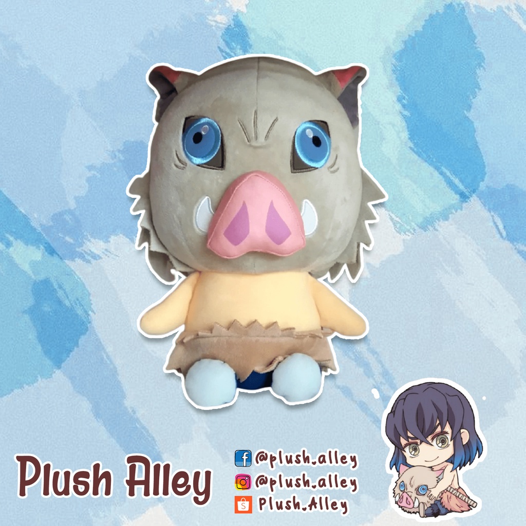 Bandai Spirits Massive Inosuke Plush Stuffed Toy Demon Slayer: Kimetsu ...
