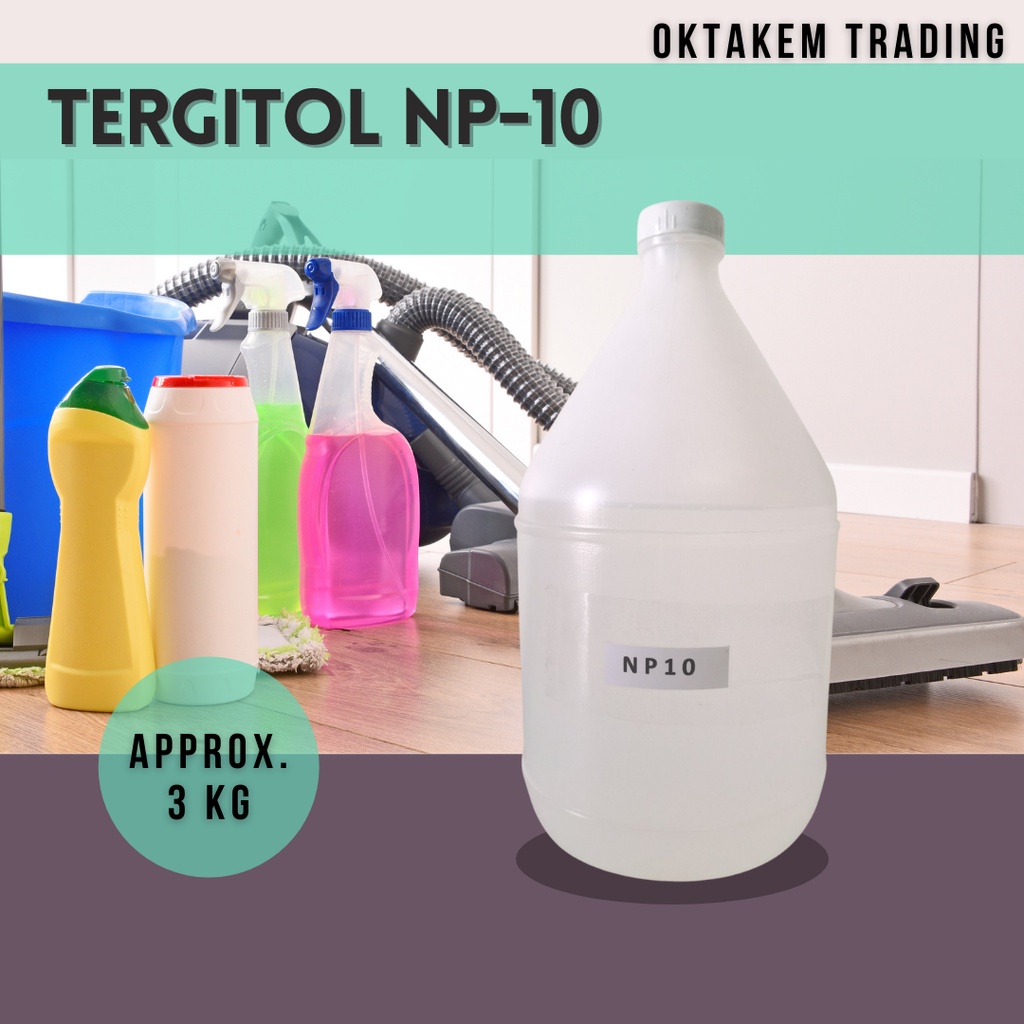 3kg NP10 Tergitol Nonionic Surfactant For Cleaners, Degreasers Oktakem ...