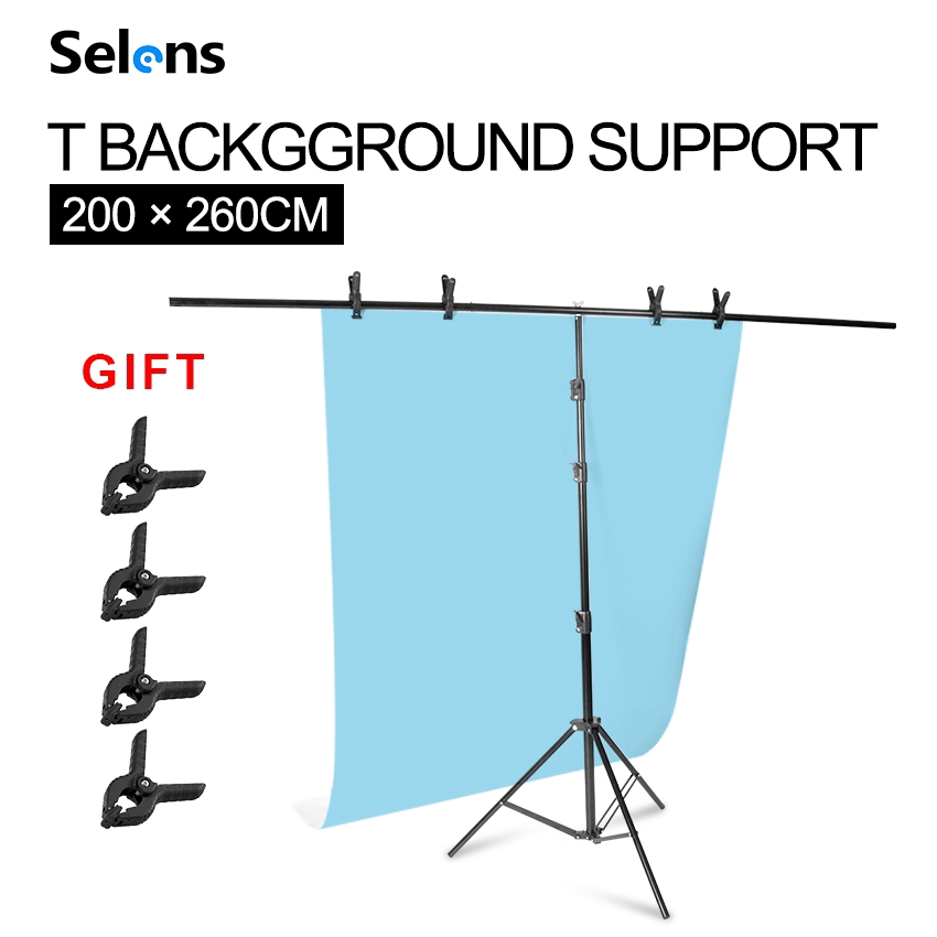 Selens T-Shape Photo Backdrop Stand Background Support System With ...
