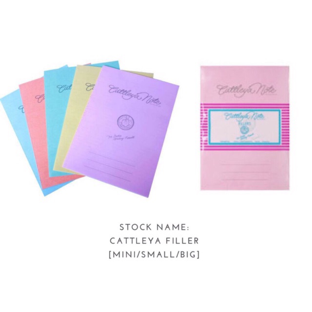 Cattleya Note Fillers (mini/small/big)5pcs per pack | Shopee Philippines