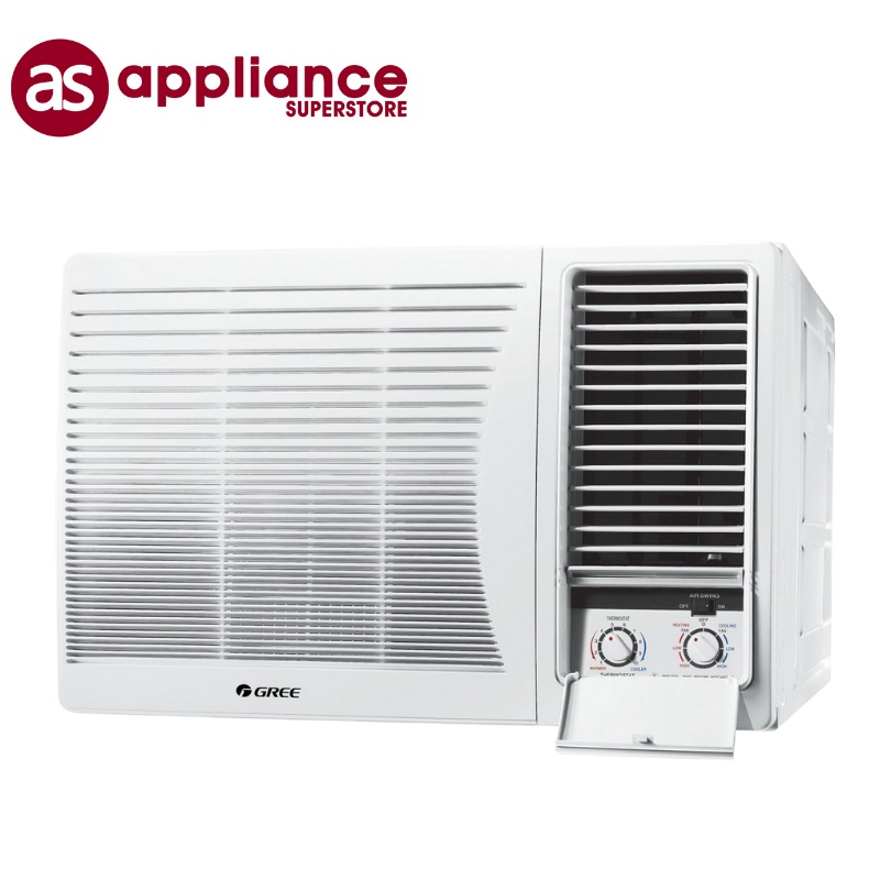 Gree 0.7HP Window Type Manual Non-Inverter Aircon GJ07-6NM | Shopee ...