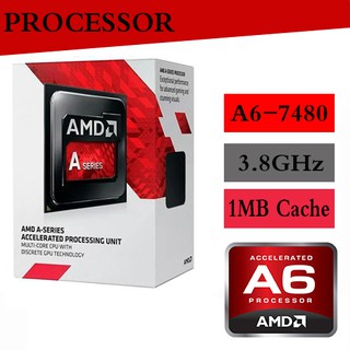 AMD A6-7480 APU w/Radeon R5 Graphics up to 3.8GHz,1MB Cache A67480 FM2 ...