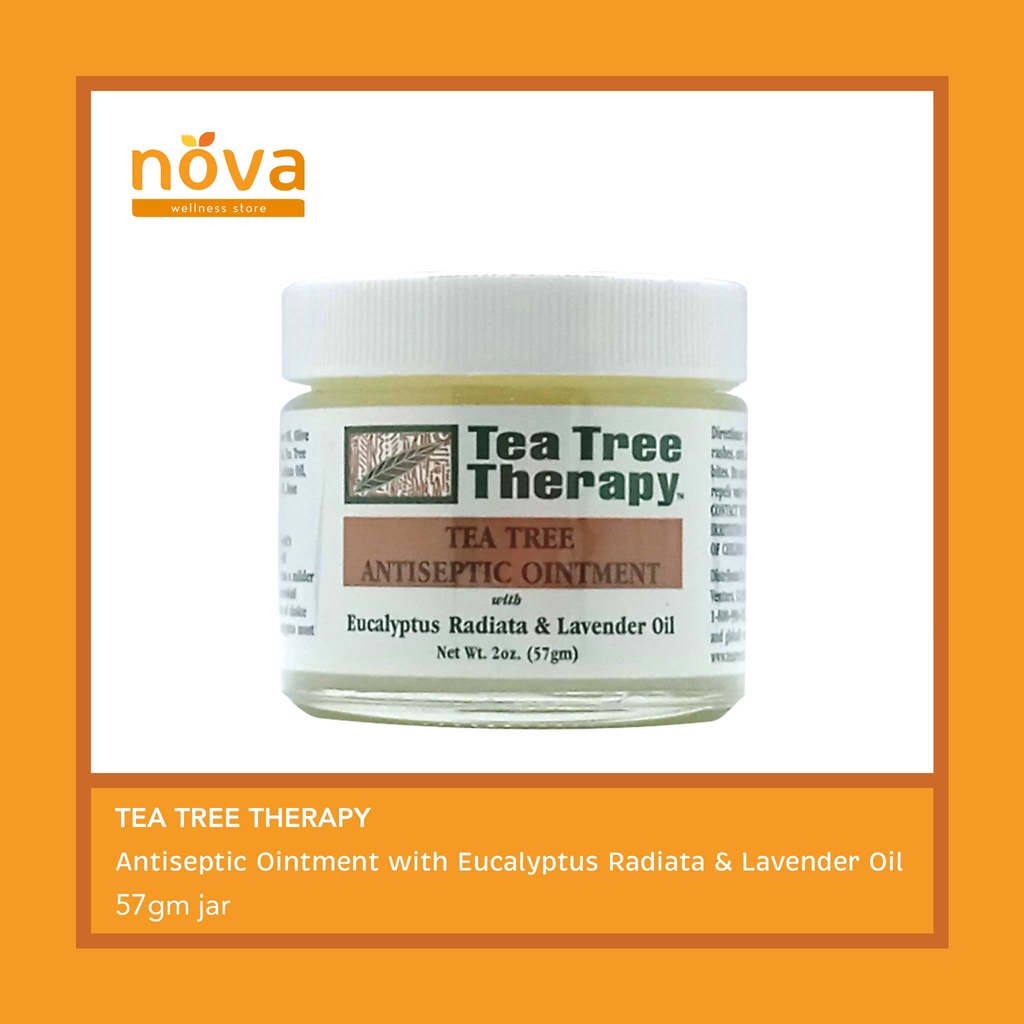 Tea Tree Therapy Antiseptic Ointment with Eucalyptus Radiata & Lavender ...