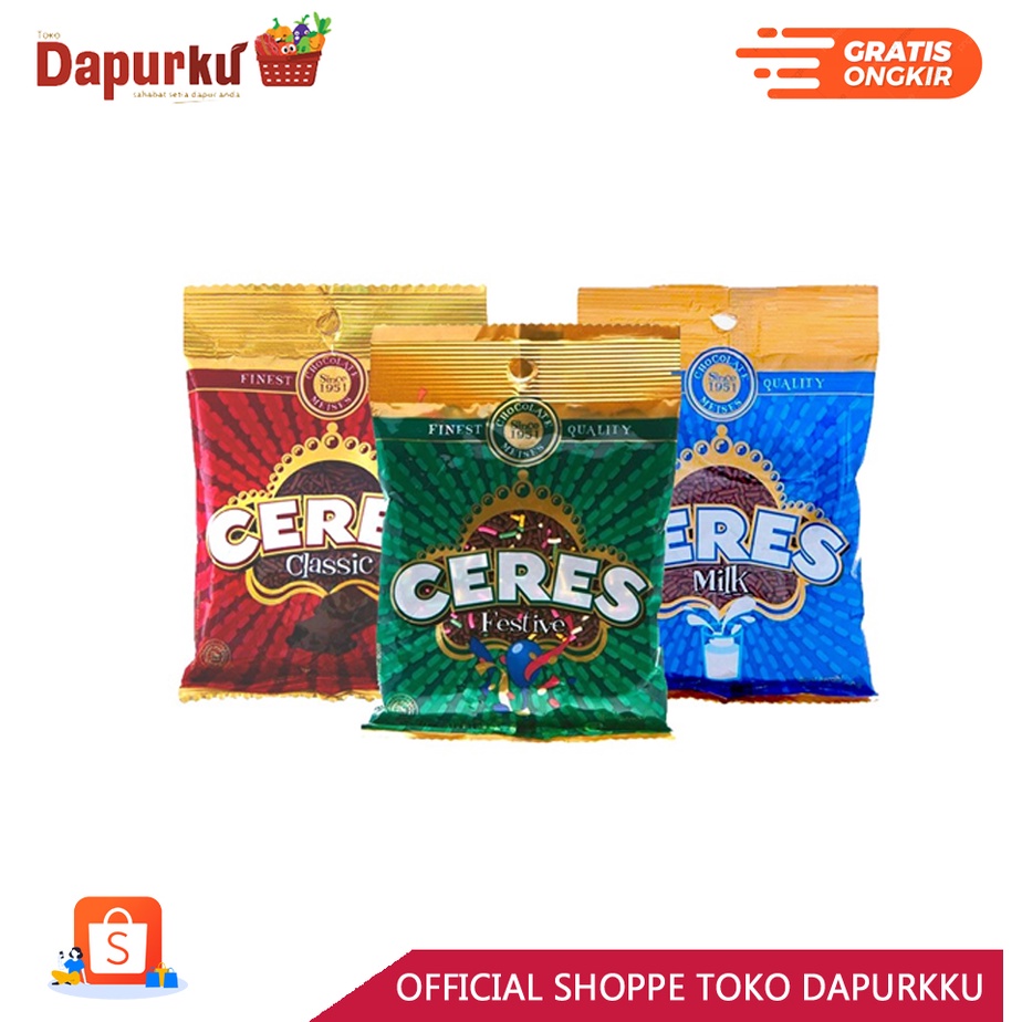 Ceres Meises Classic / Milk / Festive Chocolate 90 Gram My Kitchen ...