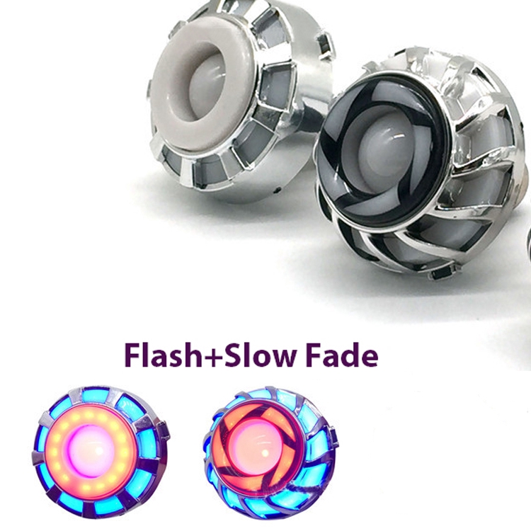 LED BAY15D Motorcycle Brake Light Angel Eye Tail Light Multi-mode Devil ...