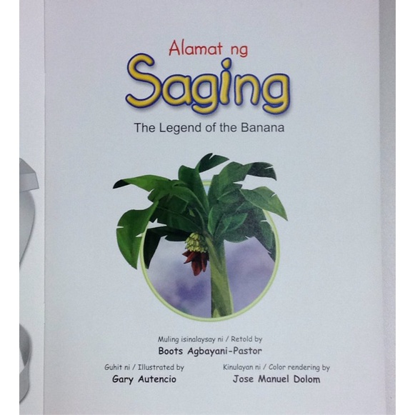 Mga Klasikong Alamat - Alamat Ng Saging | Shopee Philippines