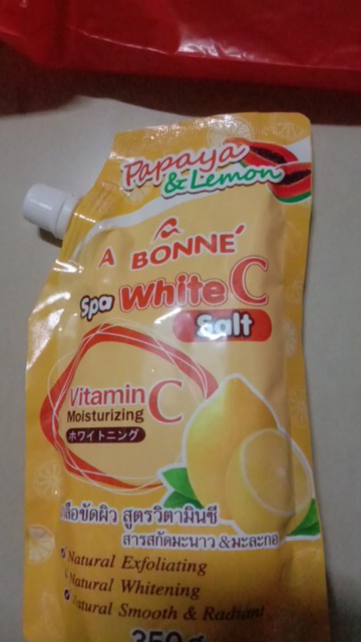 Abonne White Spa C Salt Papaya & Lemon 350g ( A098 ) | Shopee Philippines